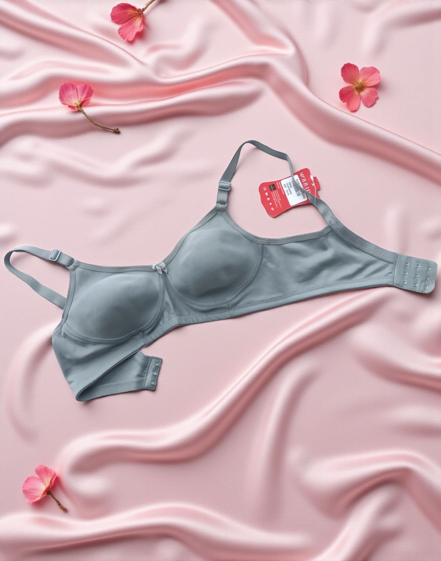 170925BR (E6443) BRIDA NON PADDED BRA - Gray – ELENTRA DESIGNS BY NIMI ...