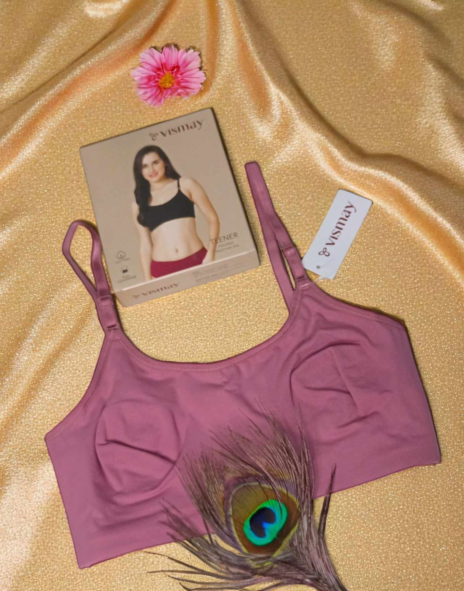 210525BR (E3855) VISMAY BEGINNERS BRA - H Rose - ELENTRA DESIGNS BY ...
